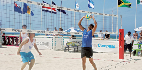 Visitors volley beach showcase - Cayman Compass