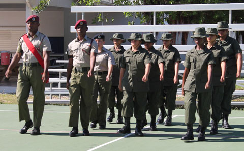 Brac cadet recruits graduate - Cayman Compass