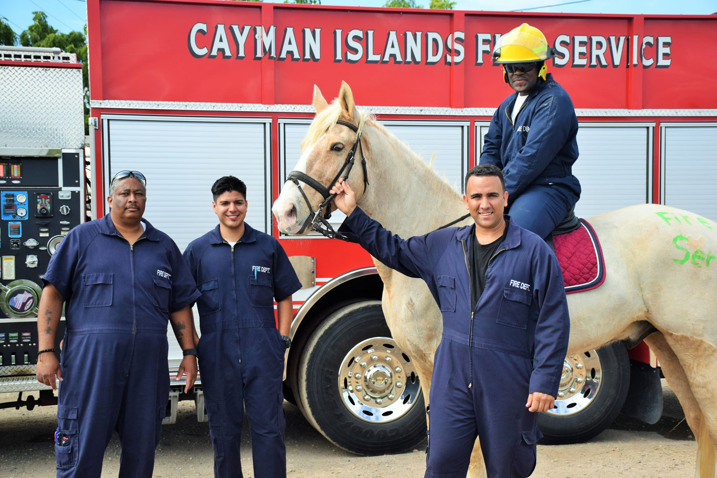 Horsing around makes for memorable fire safety talk - Cayman Compass