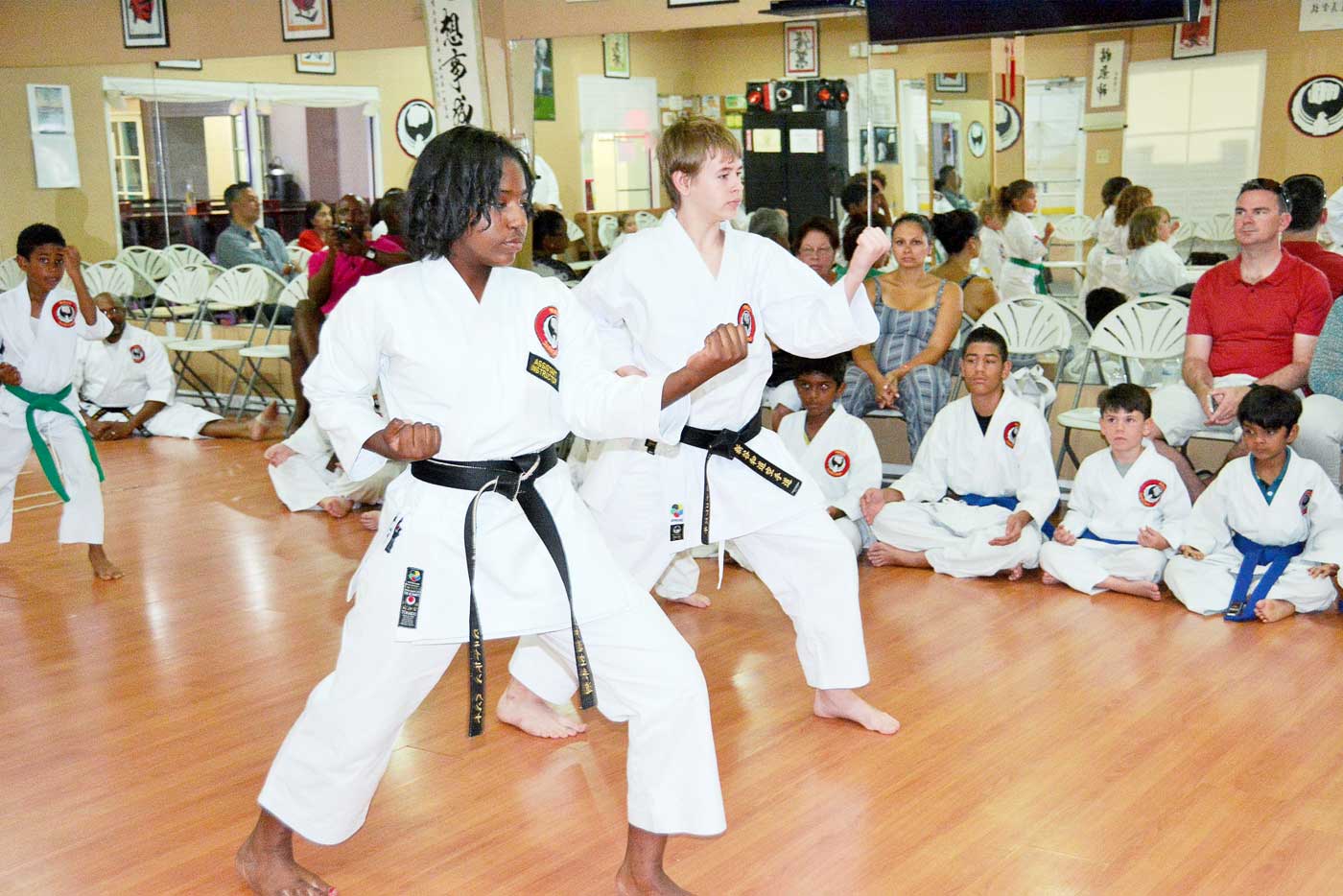 Karate students graduate - Cayman Compass