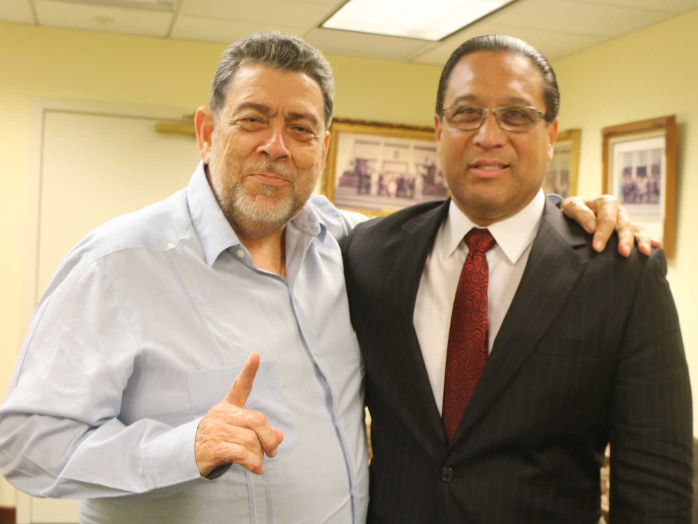 Premier meets Gonsalves - Cayman Compass