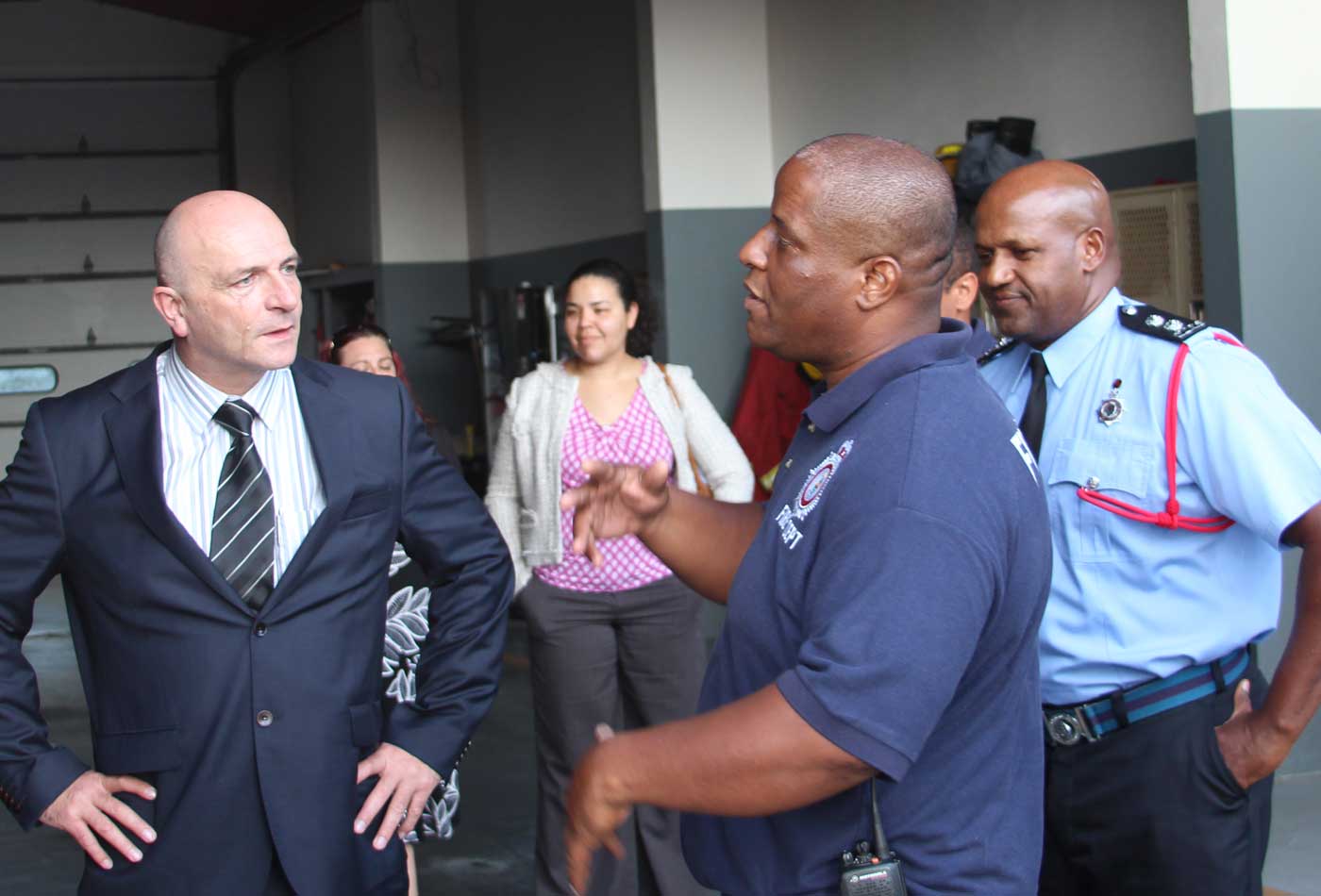 Fire chief takes to the streets - Cayman Compass