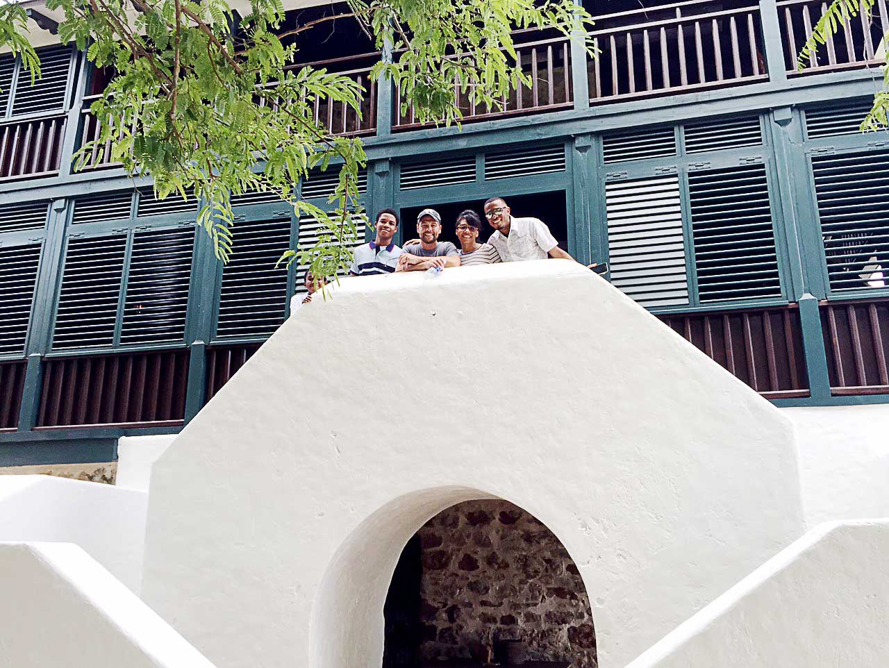 Gospel singer tours BT landmark - Cayman Compass