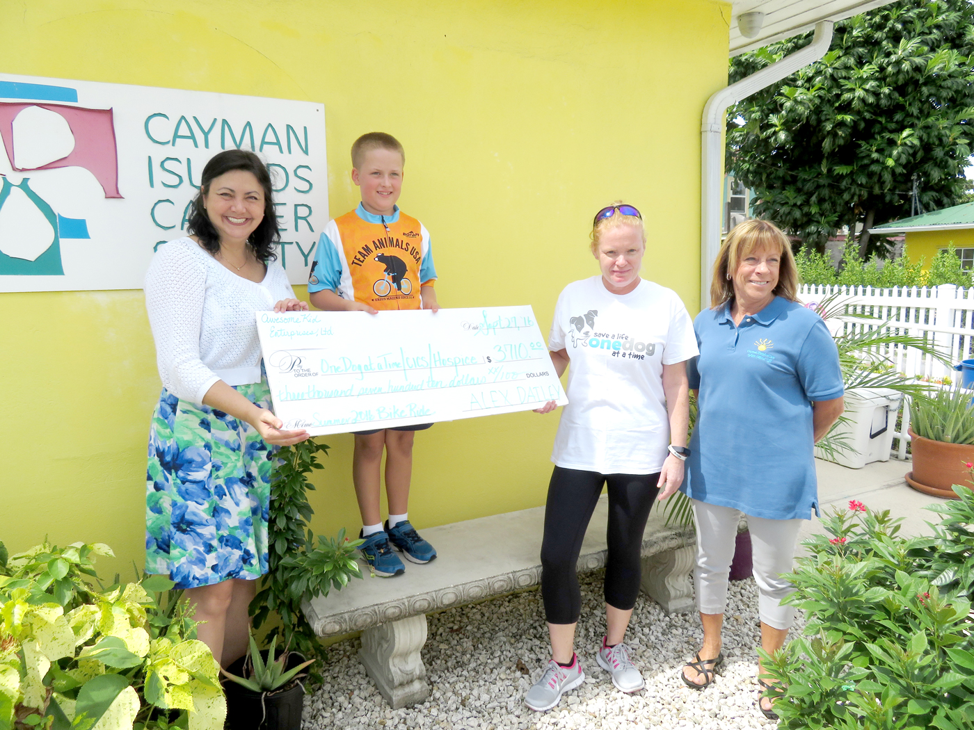 Young cyclist donates $3,700 to charities - Cayman Compass