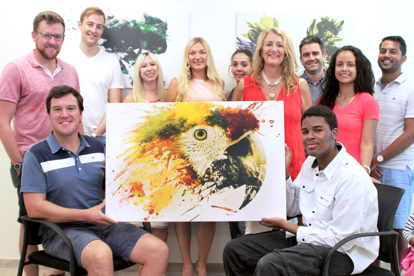 Bodden Town teen’s artwork on display in Camana Bay - Cayman Compass
