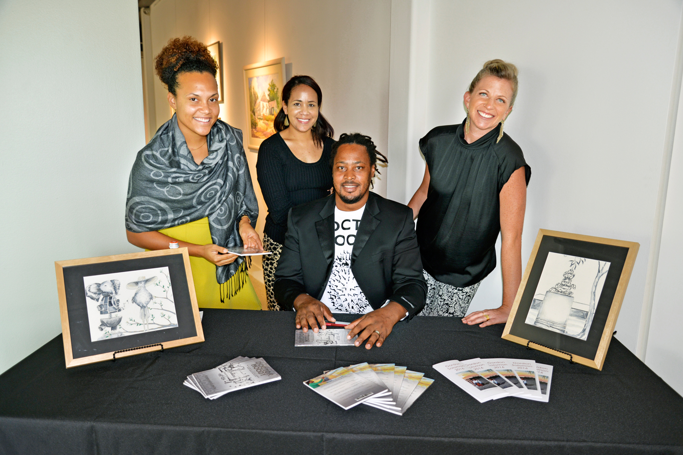 Artist Gordon Solomon launches book at Gallery reception - Cayman Compass