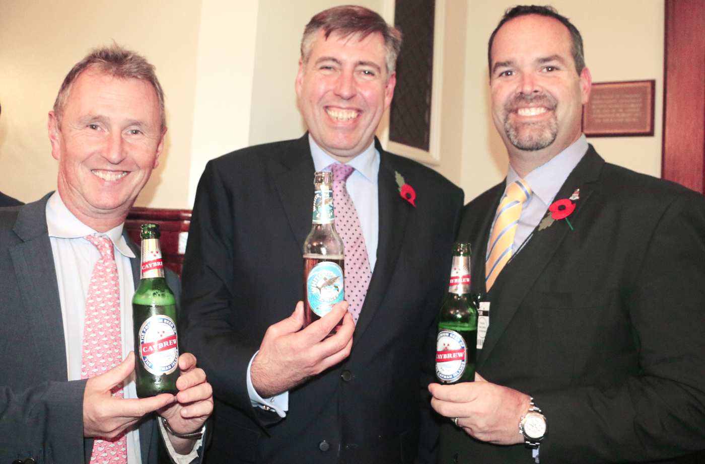 nigel-evans-graham-brady-eric-bush-enjoying-some-cayman-beer - Cayman ...
