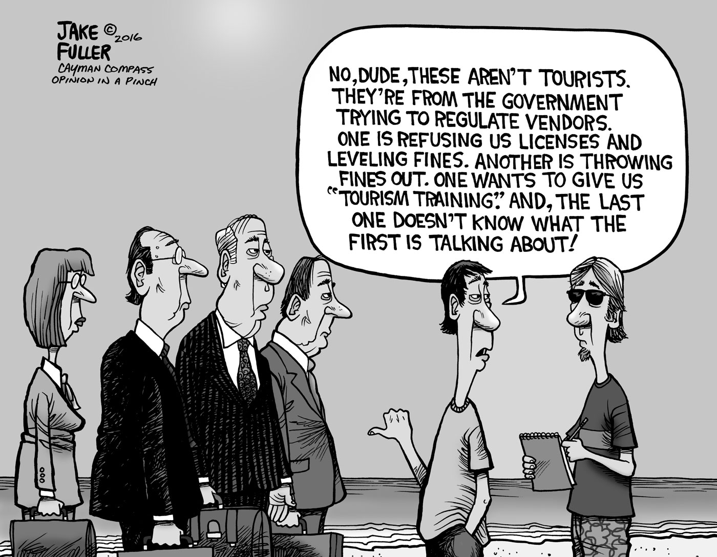 jake-fuller-vendor-regulations-cartoon-bw-read-only - Cayman Compass