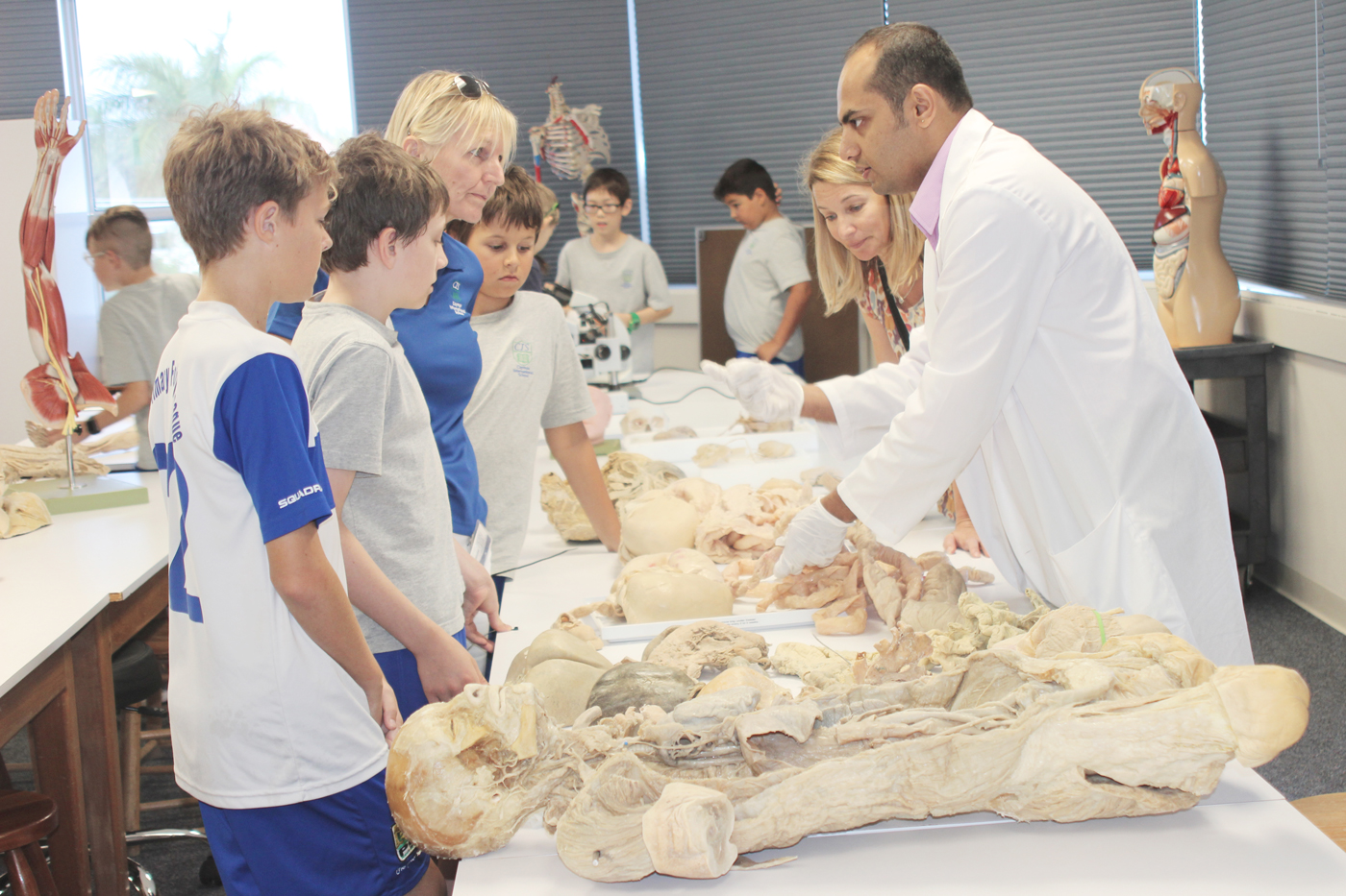 Students visit medical school for clinical science lessons - Cayman Compass