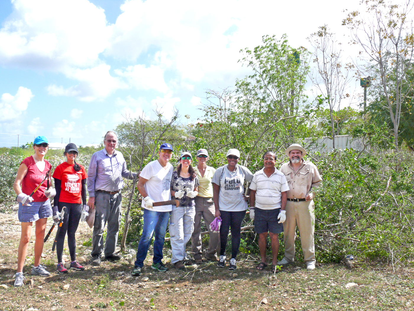 Logwood-Clearing-Volunteers - Cayman Compass