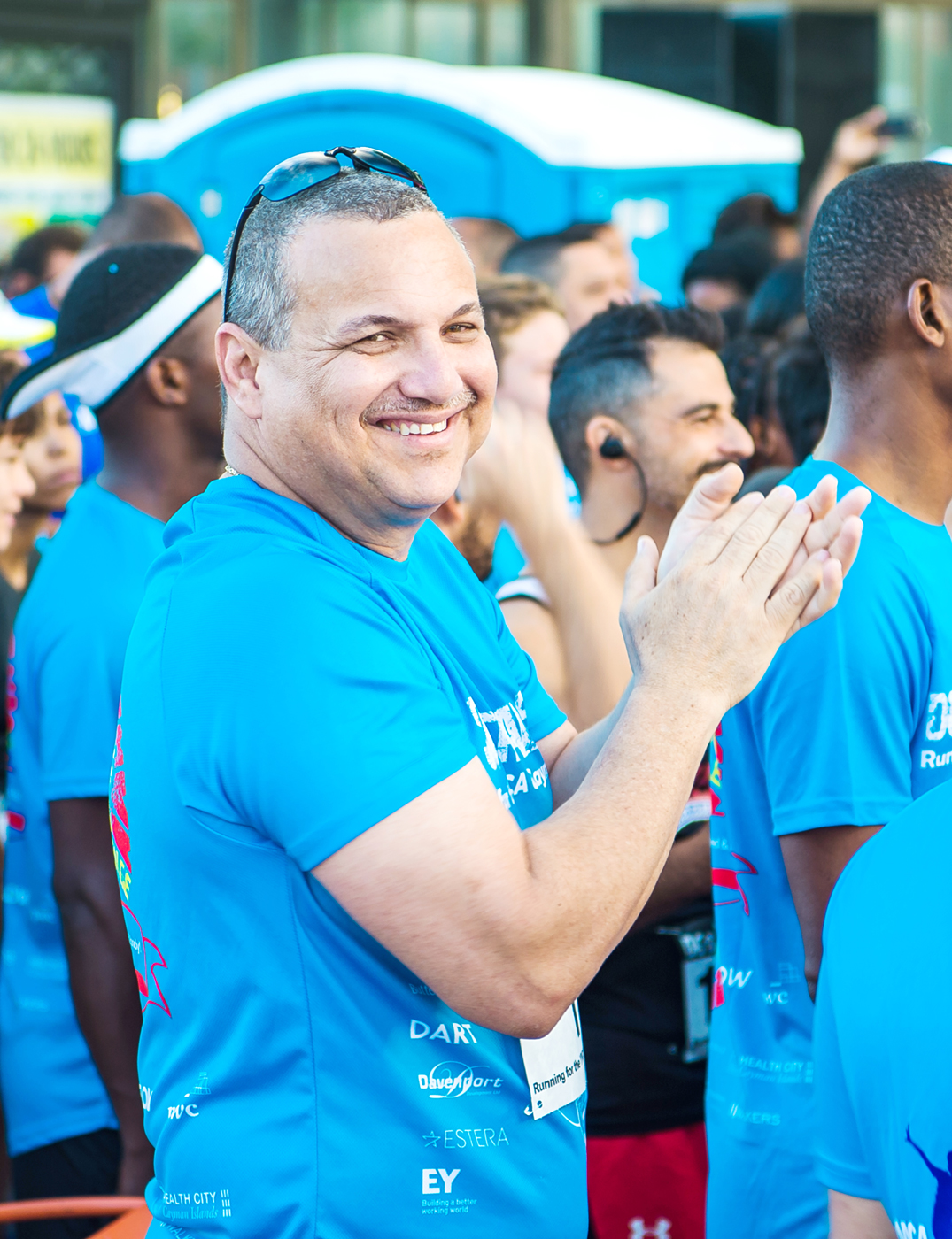 A sea of blue at Deputy Governor’s 5K Challenge - Cayman Compass
