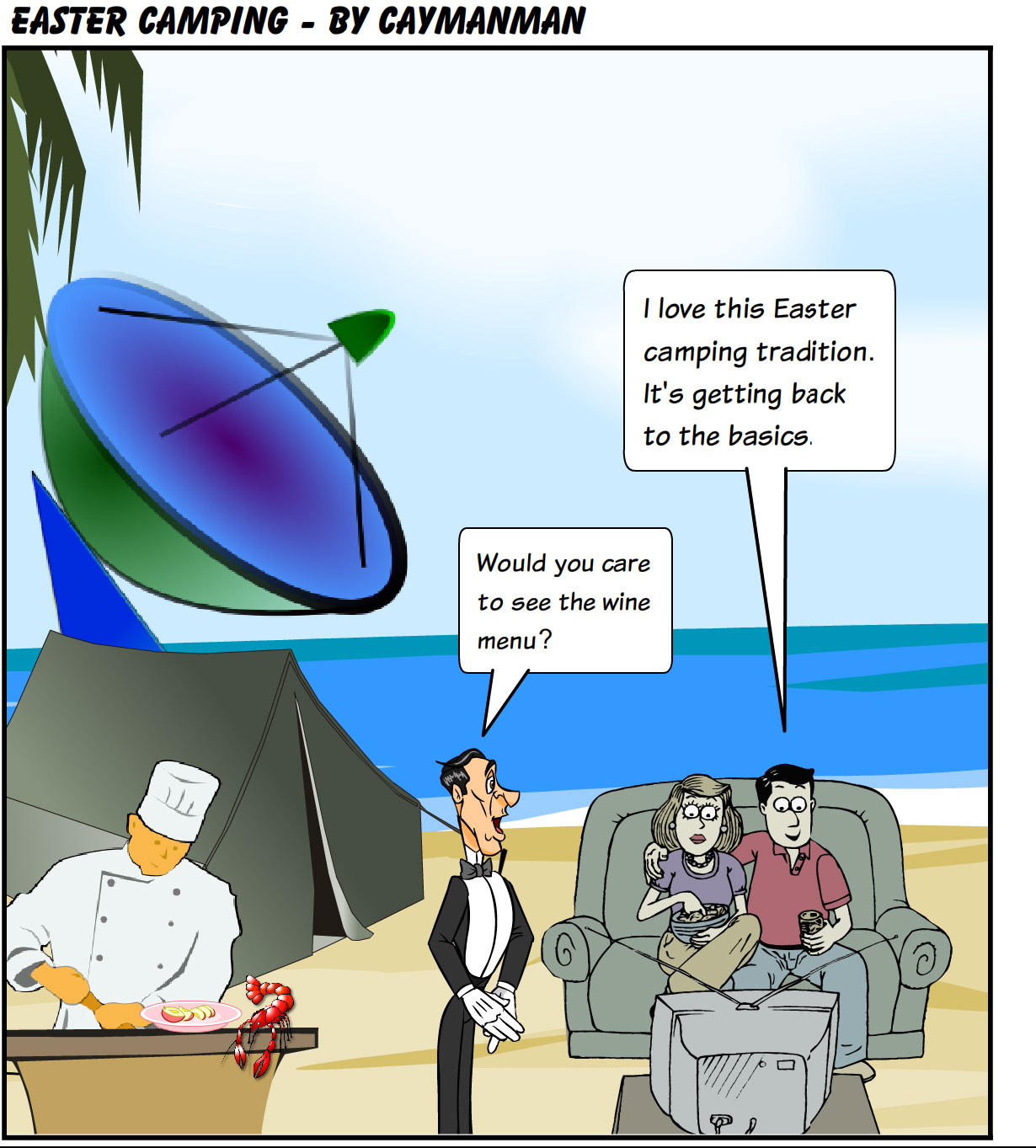 Easter camping - Cayman Compass