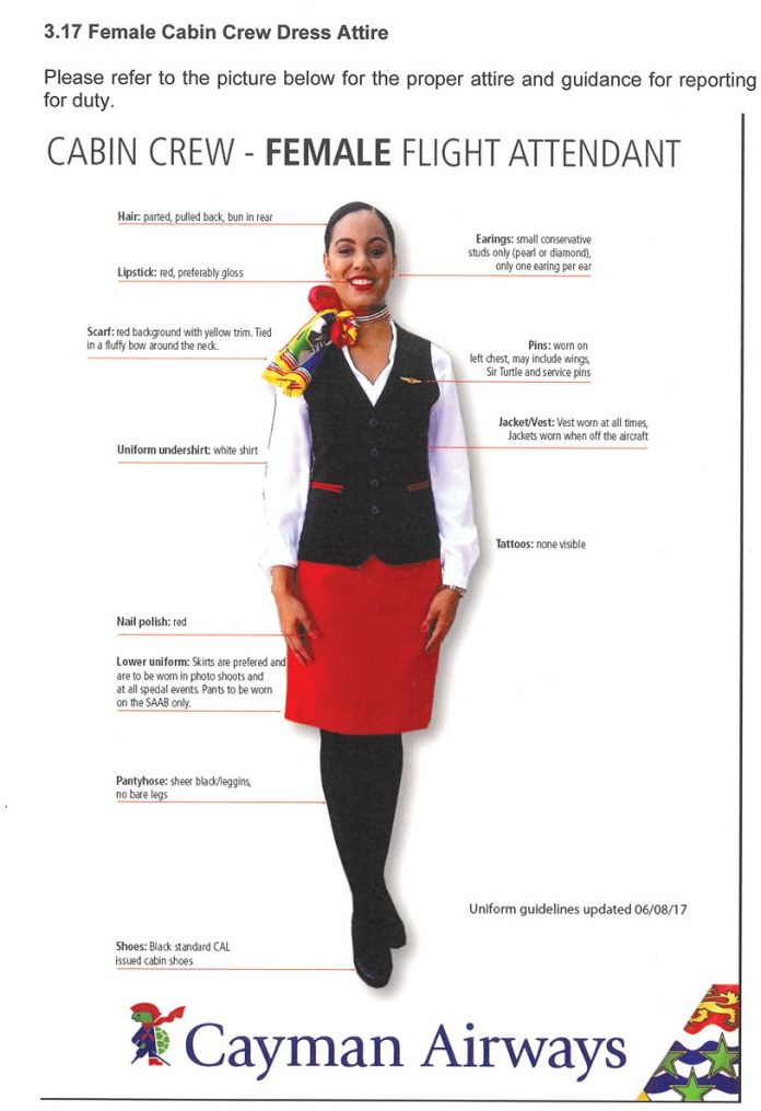 Sky-high grooming standards for Cayman Airways cabin crew - Cayman Compass