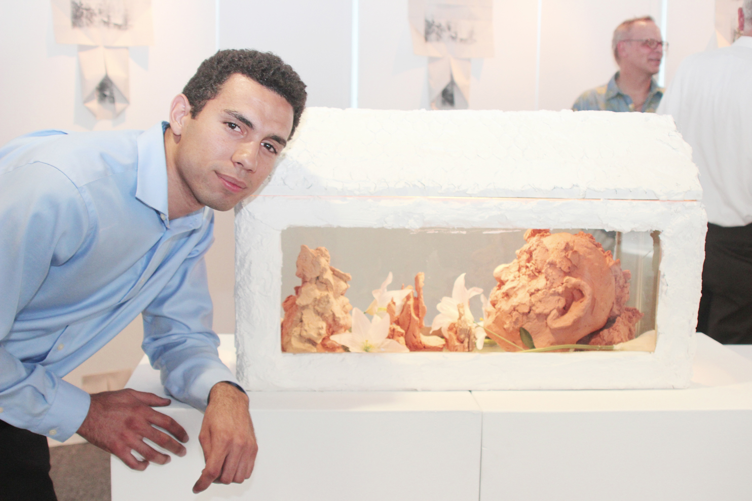 Culture Minister Dwayne Seymour opens exhibition for Simon Tatum ...