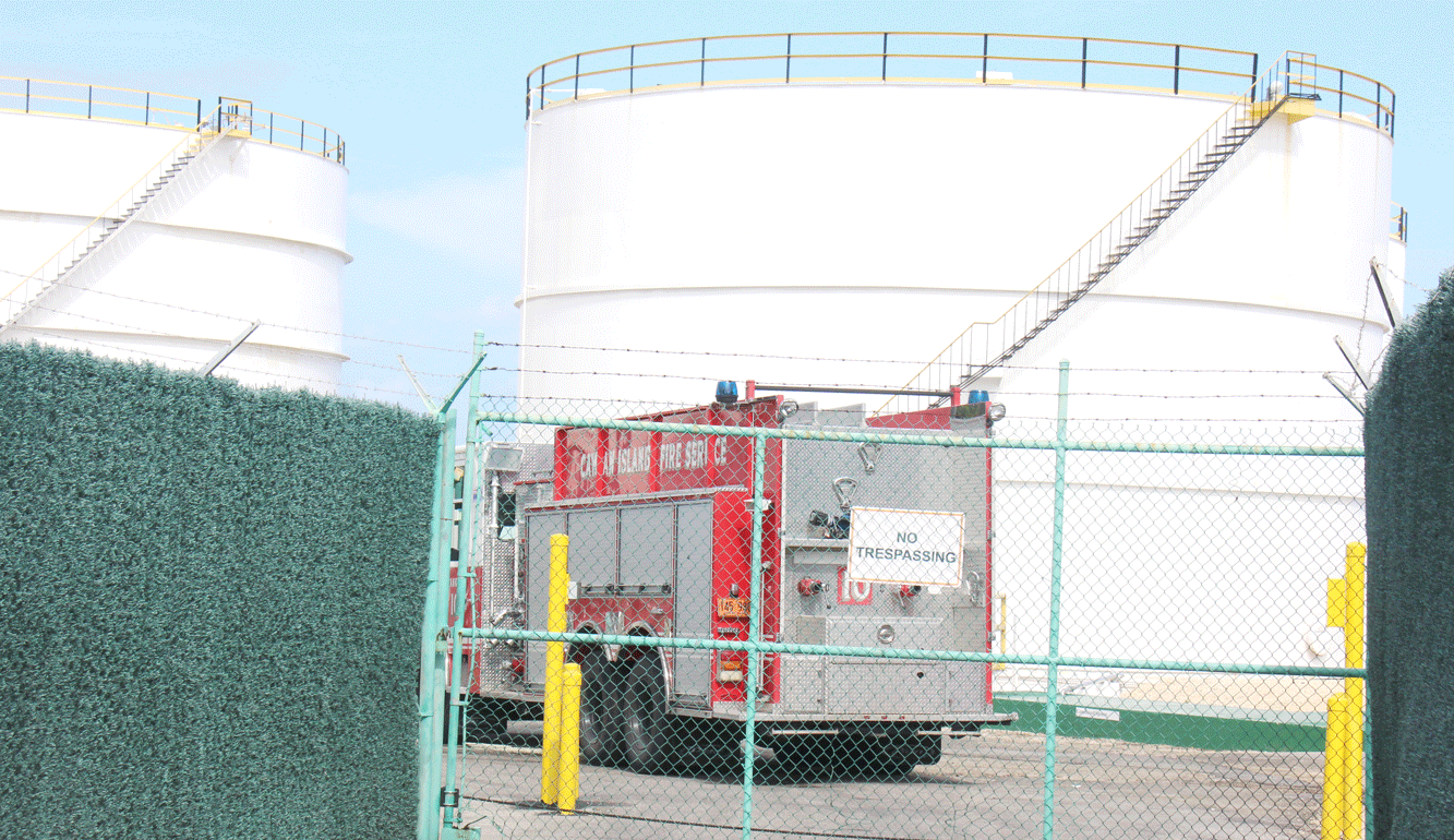 Firefighters tackle tank blaze at fuel terminal for eight hours ...