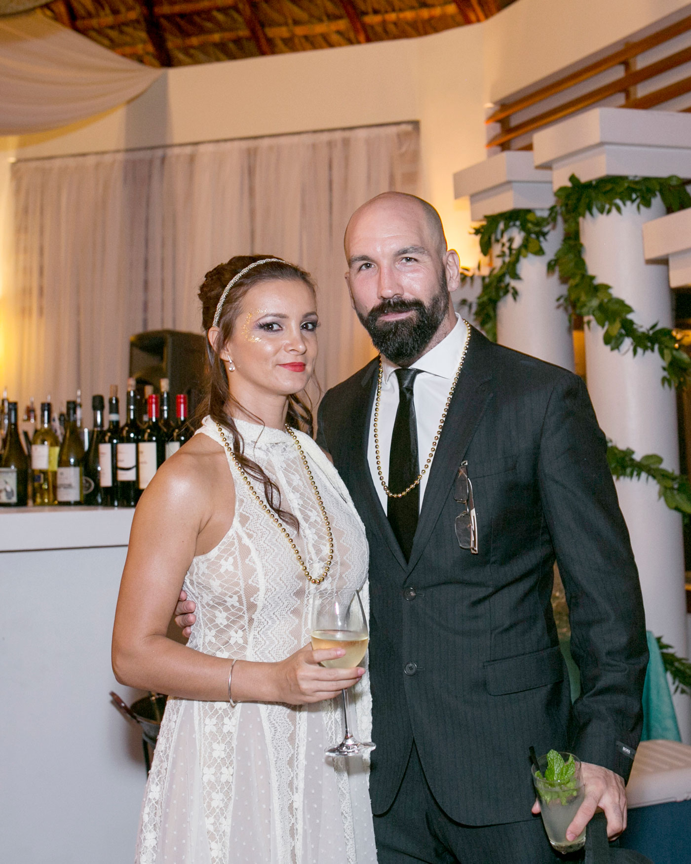 In Focus: Toga-clad Crisis Centre supporters fill Ristorante Pappagallo ...