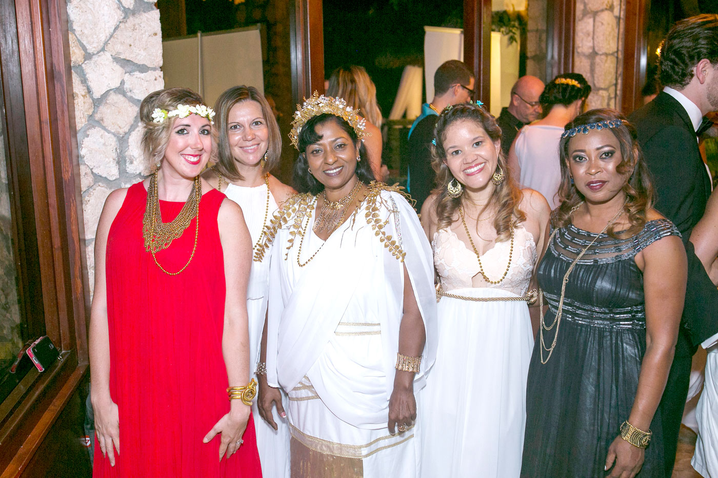 In Focus: Toga-clad Crisis Centre supporters fill Ristorante Pappagallo ...