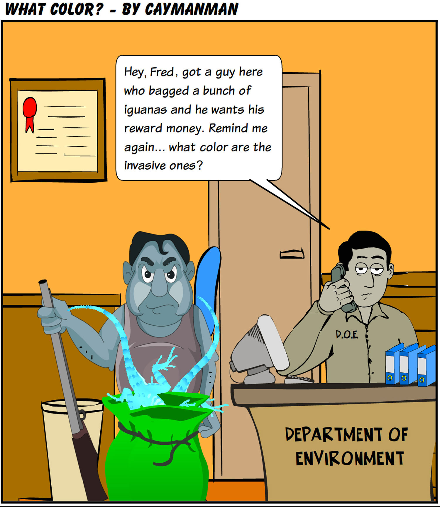 What color? - Cayman Compass