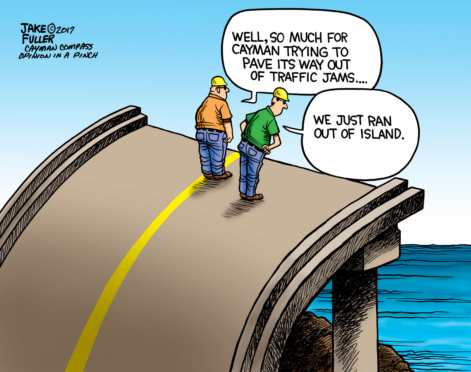 Jake-Fuller-Traffic-Jam-cartoon-clr - Cayman Compass