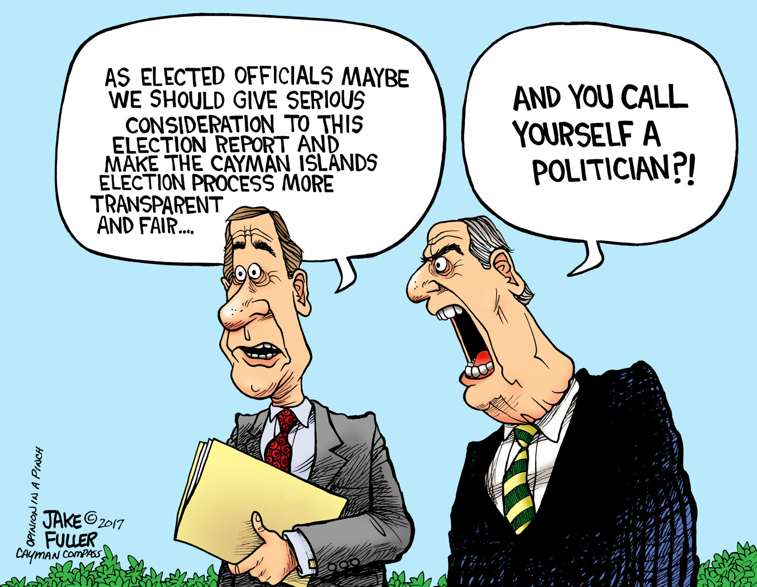 The year in editorial cartoons - Cayman Compass