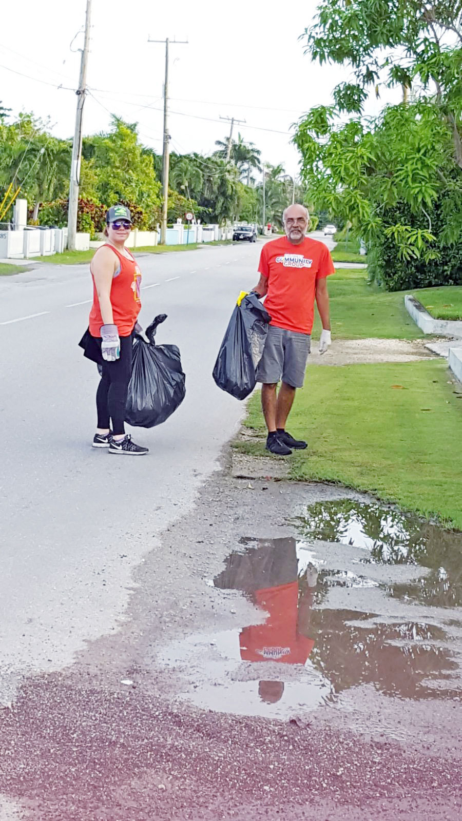 Residents clean up Prospect roadsides - Cayman Compass