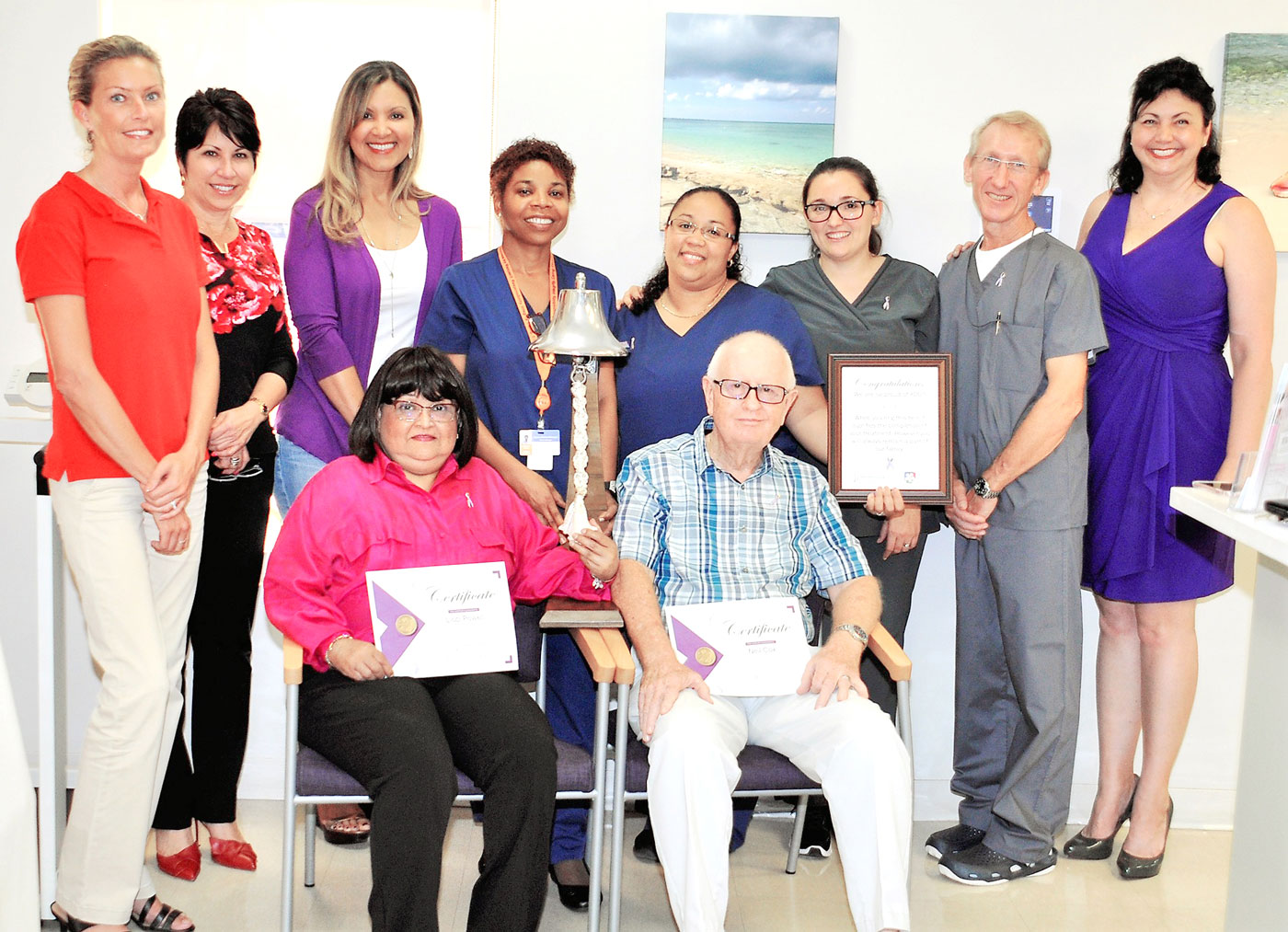 Cancer patients ring out victory - Cayman Compass