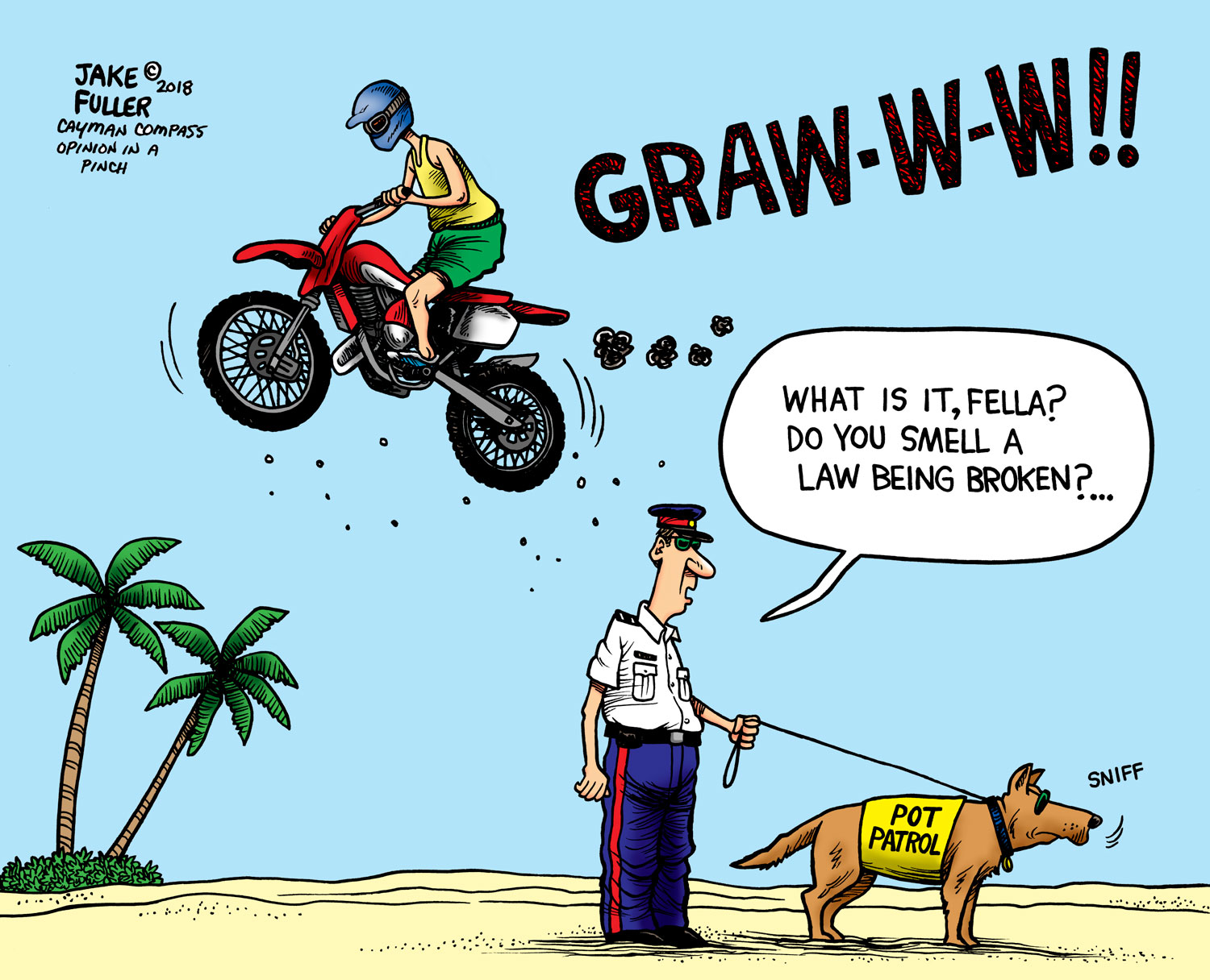Jake-Fuller-Pot-Patrol-cartoon-clr - Cayman Compass