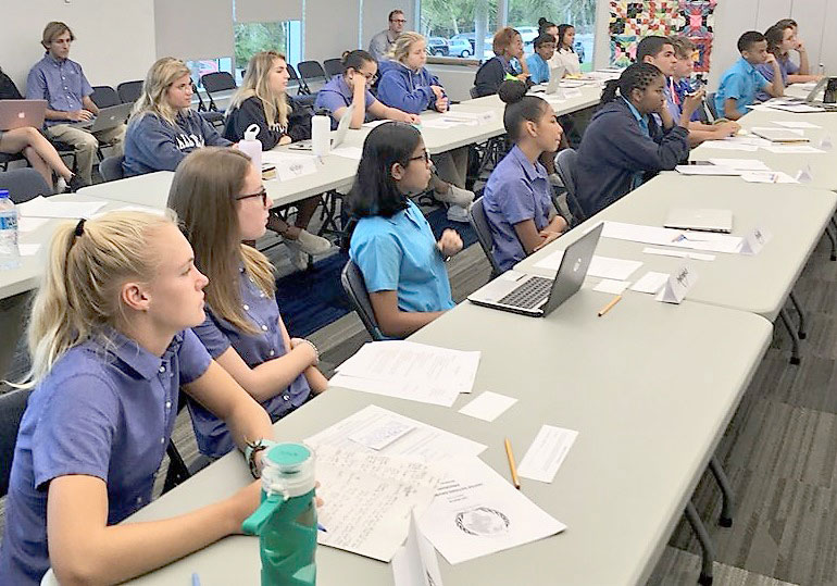 Students take part in model United Nations - Cayman Compass