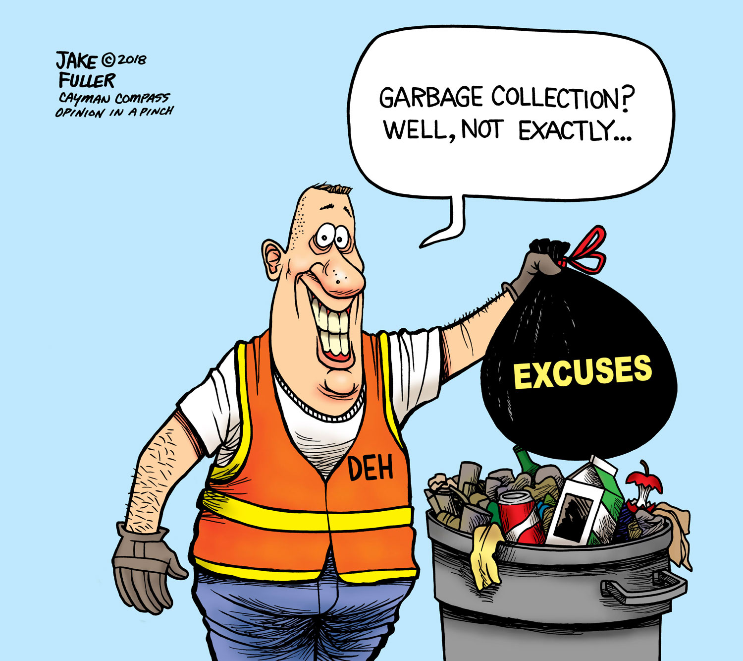 Jake-Fuller-Garbage-Collection-cartoon-clr - Cayman Compass