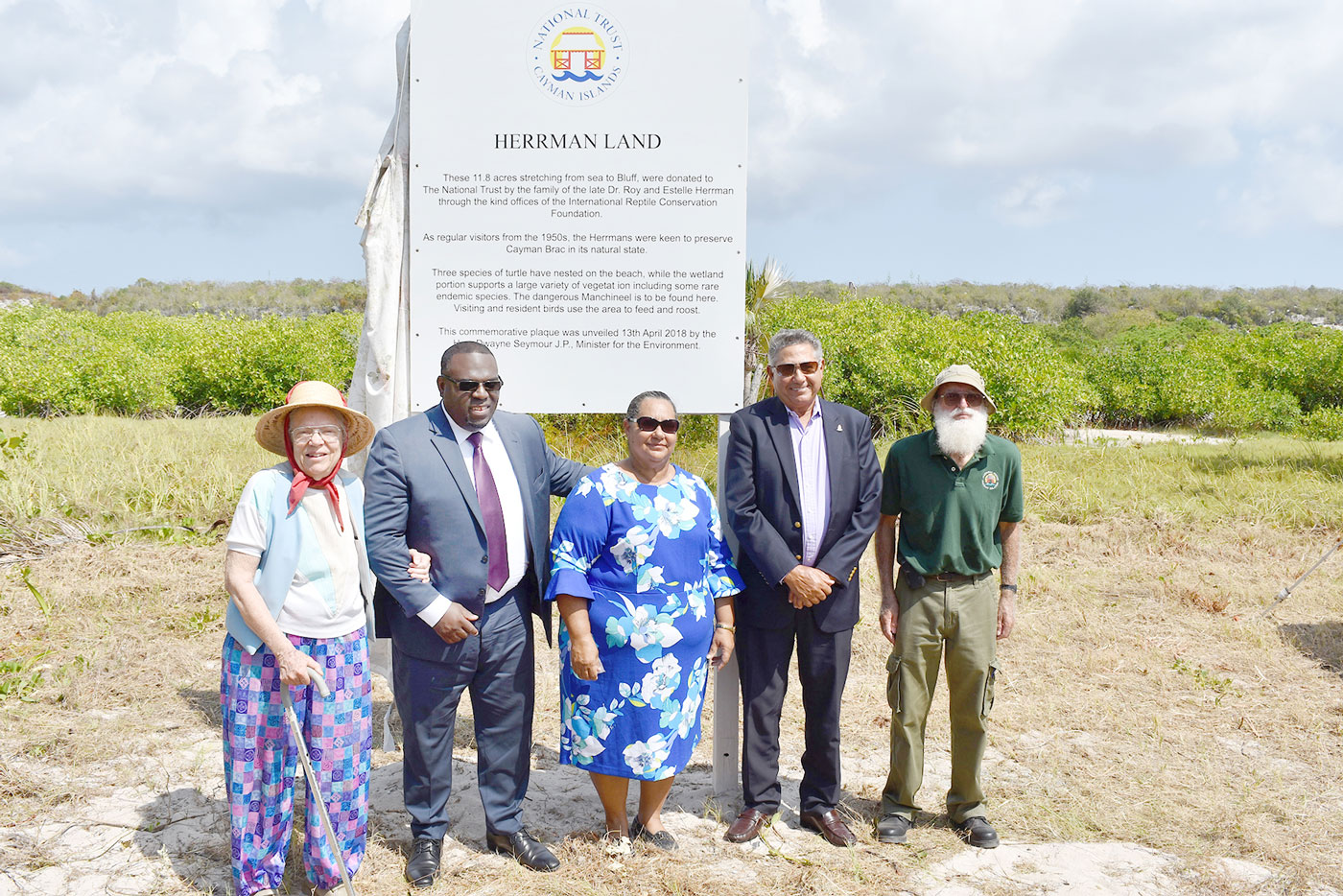 National-Trust-Land-Donation-Plaque-Unveiling - Cayman Compass
