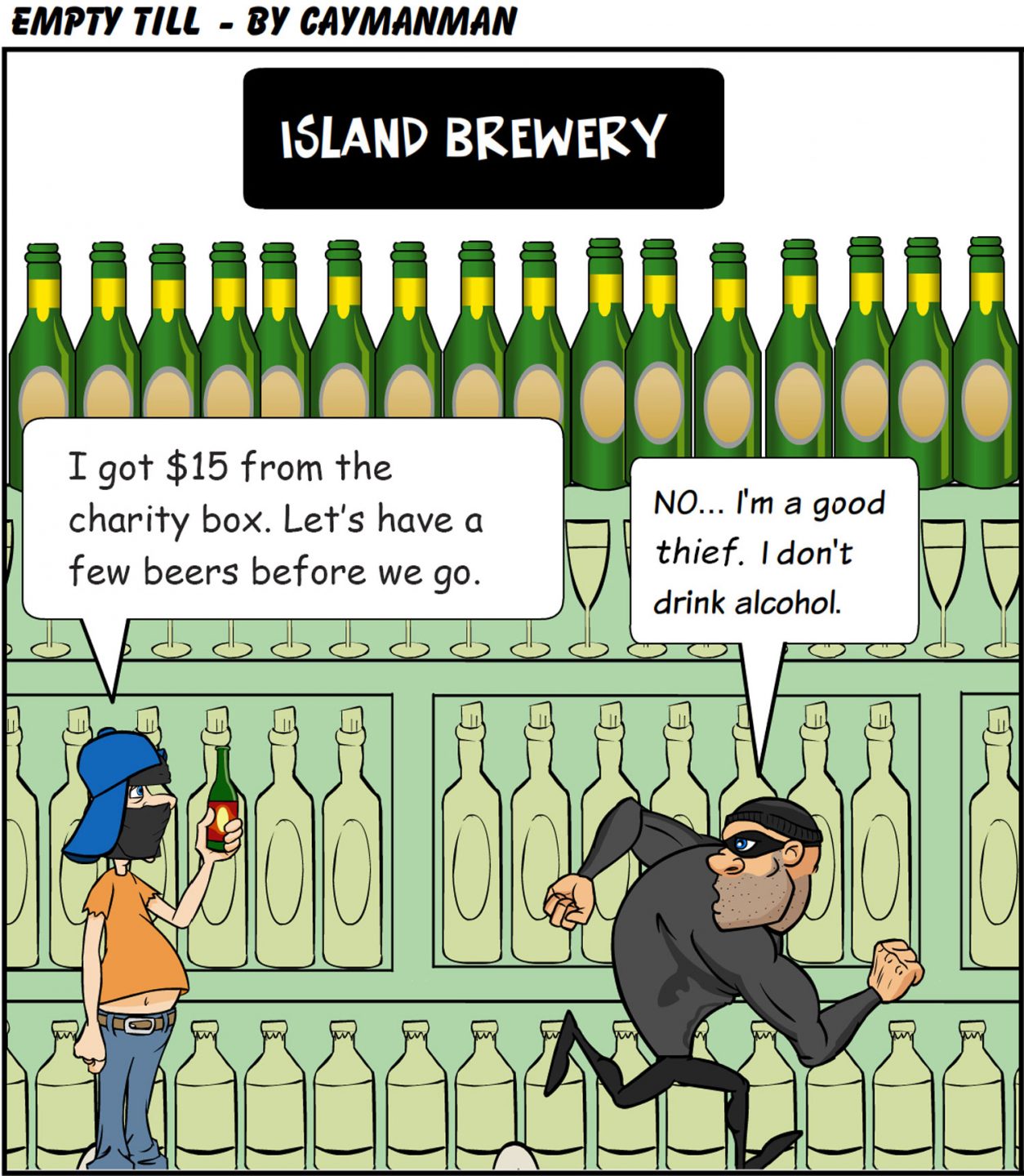 Empty till - Cayman Compass