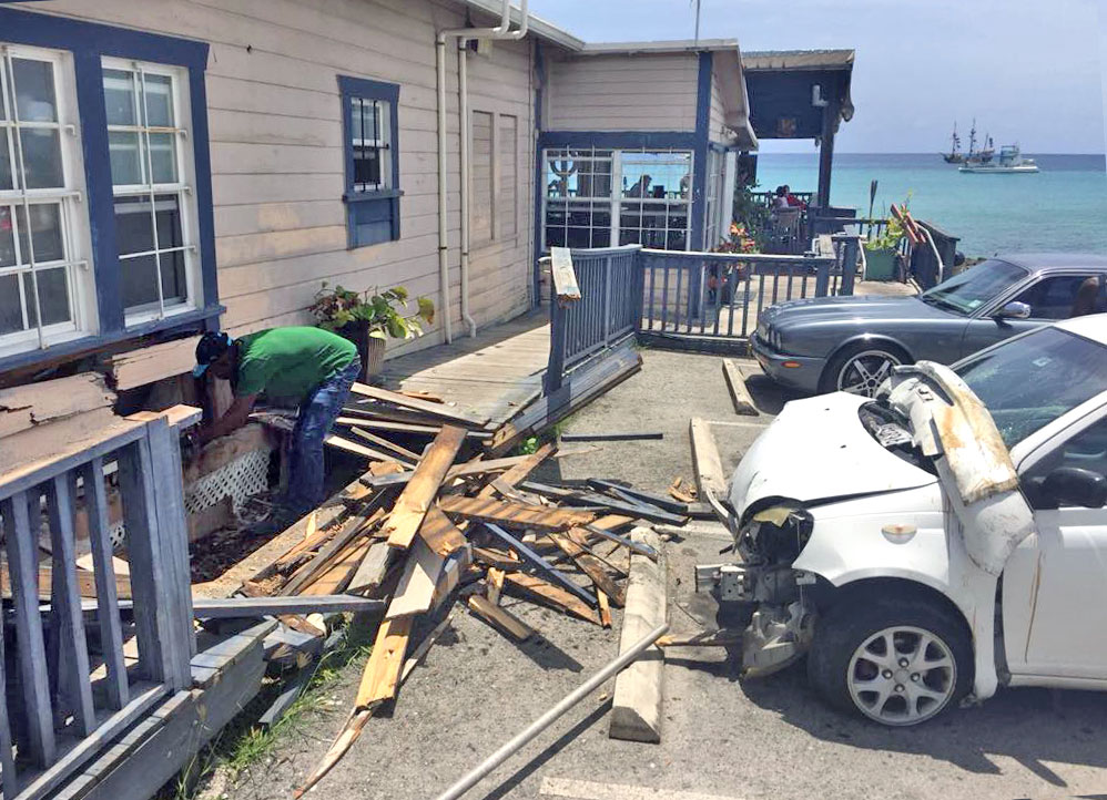 Car crashes into Da Fish Shack again - Cayman Compass