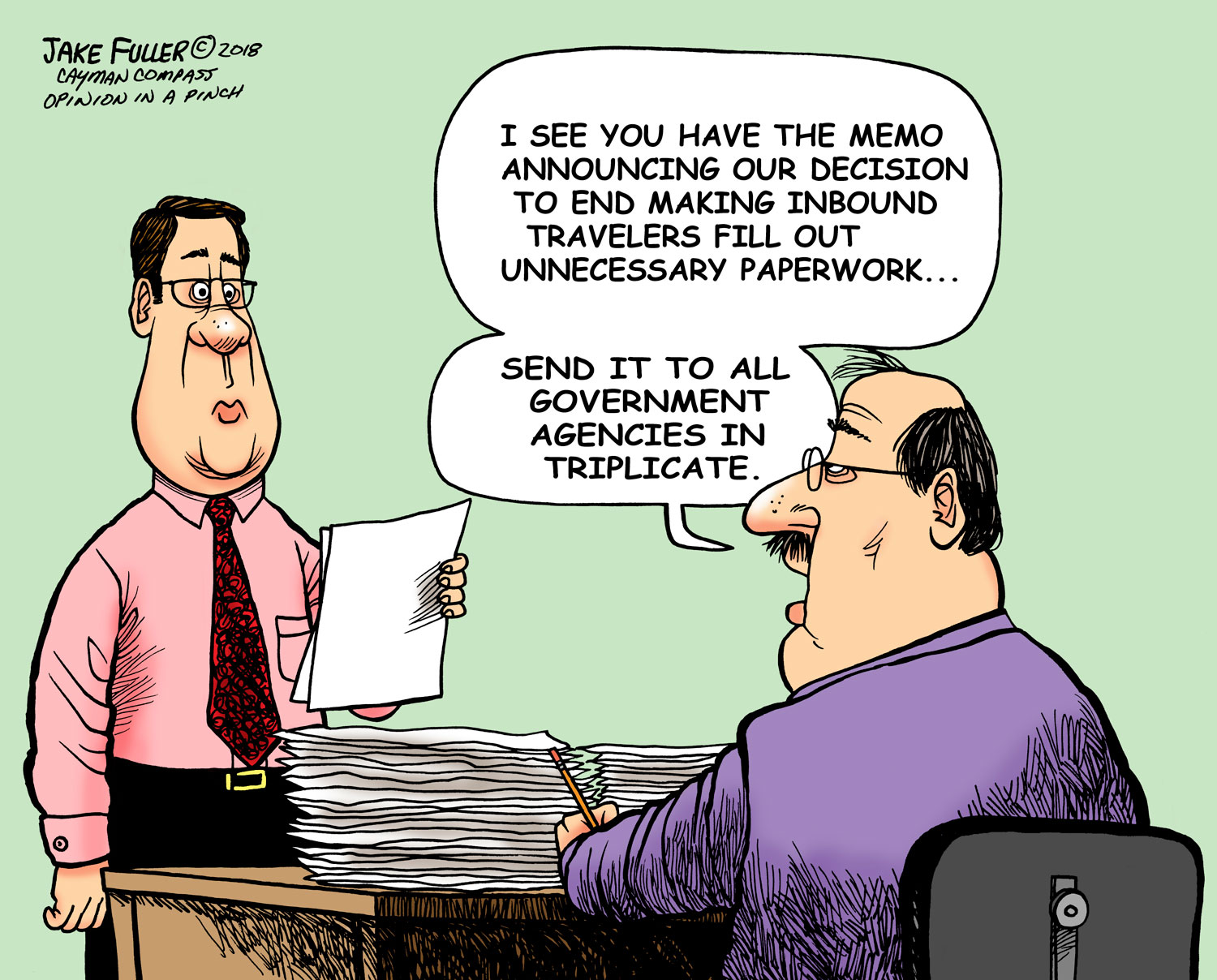 Unnecessary paperwork - Cayman Compass