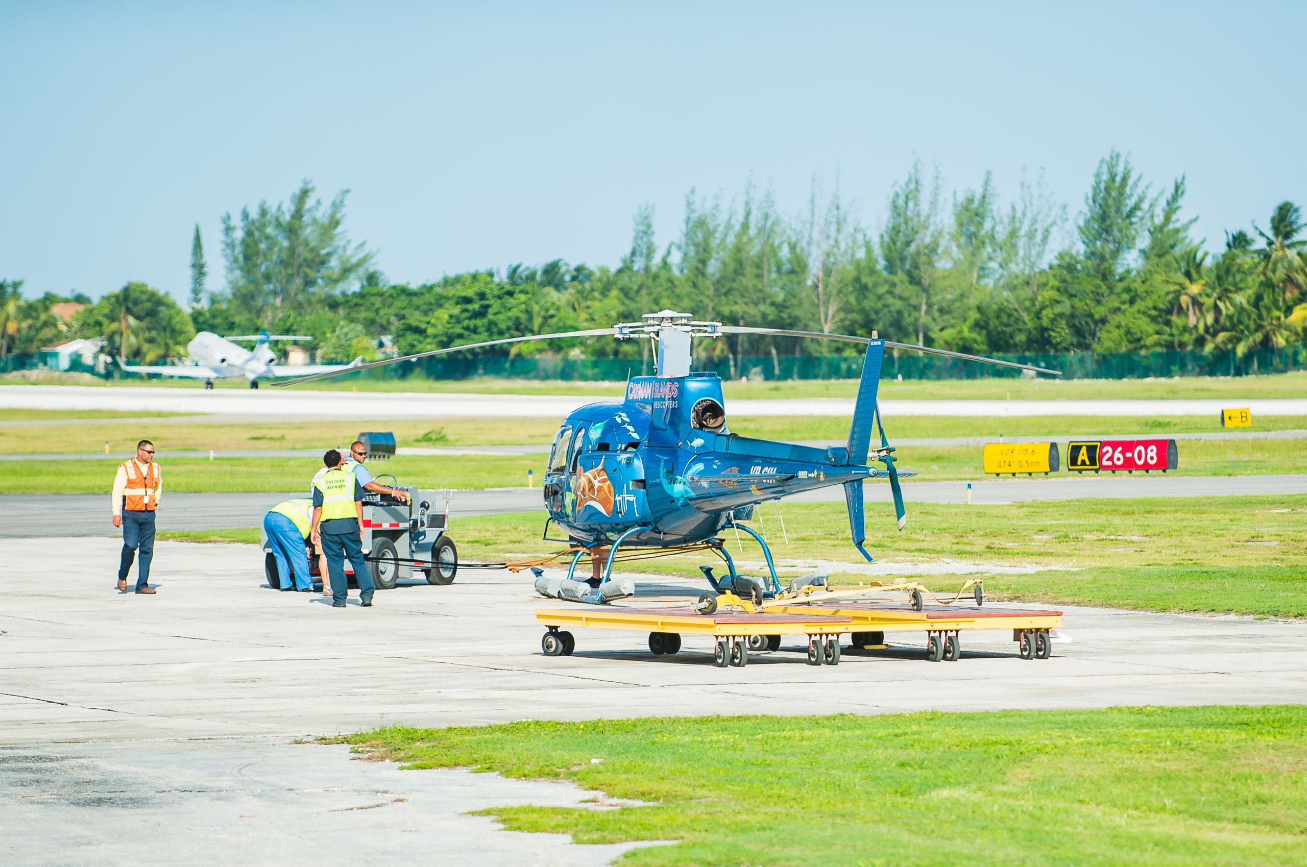 Helicopter makes emergency landing at airport - Cayman Compass