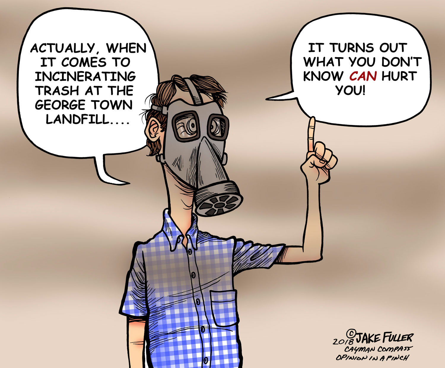 Landfill burn - Cayman Compass