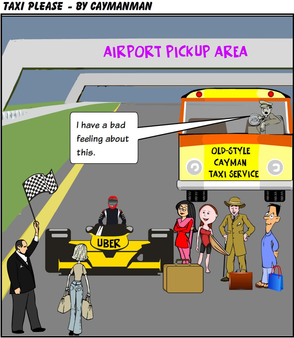 Taxi, please - Cayman Compass