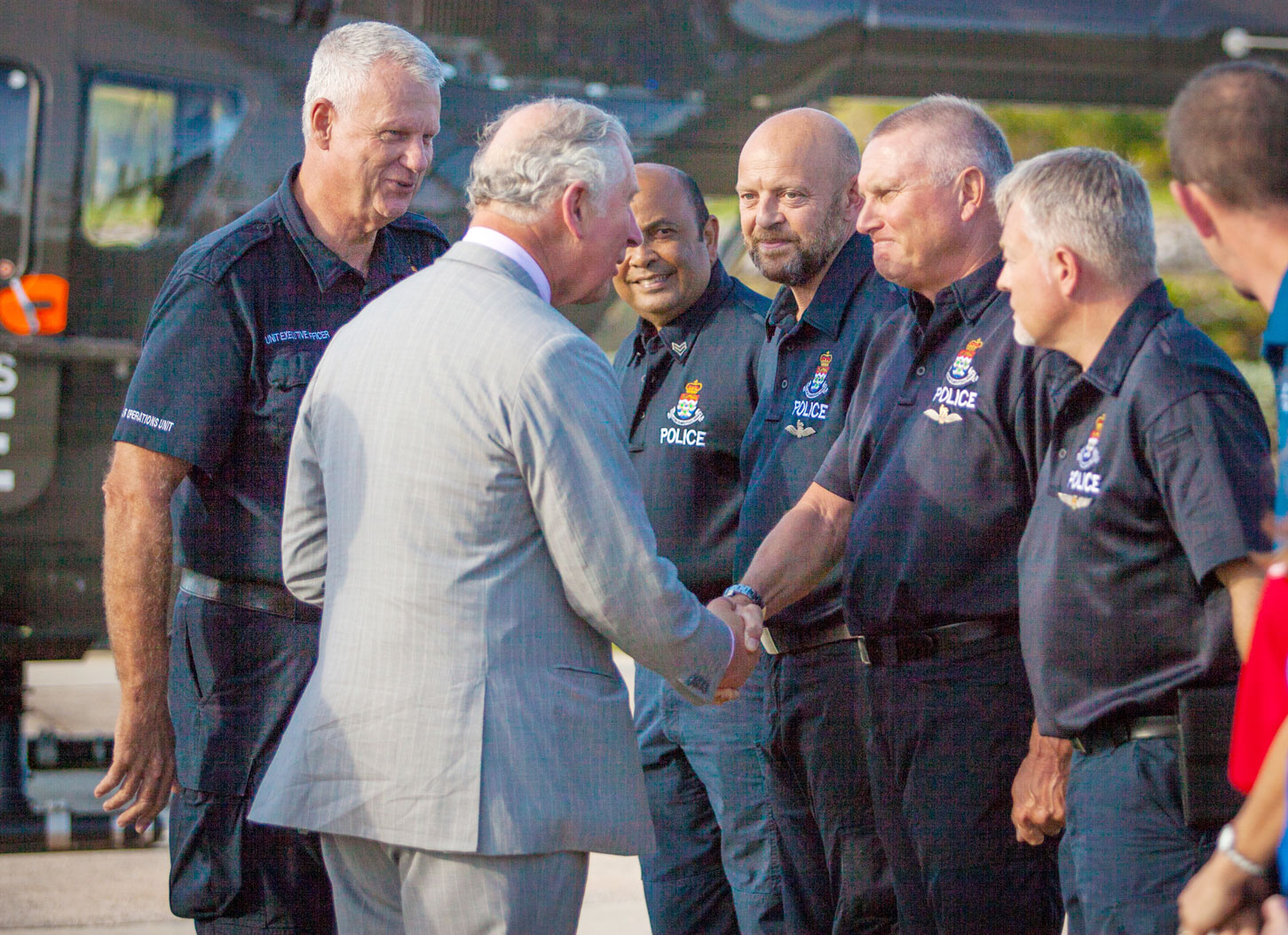 Prince Charles hitches ride on police helicopter - Cayman Compass