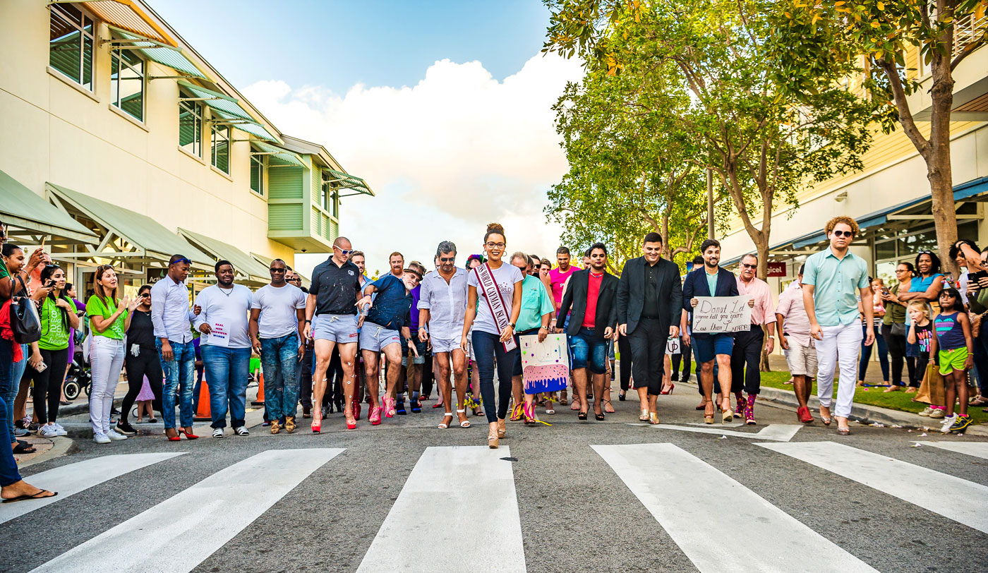 Guys in heels strut their stuff for charity - Cayman Compass