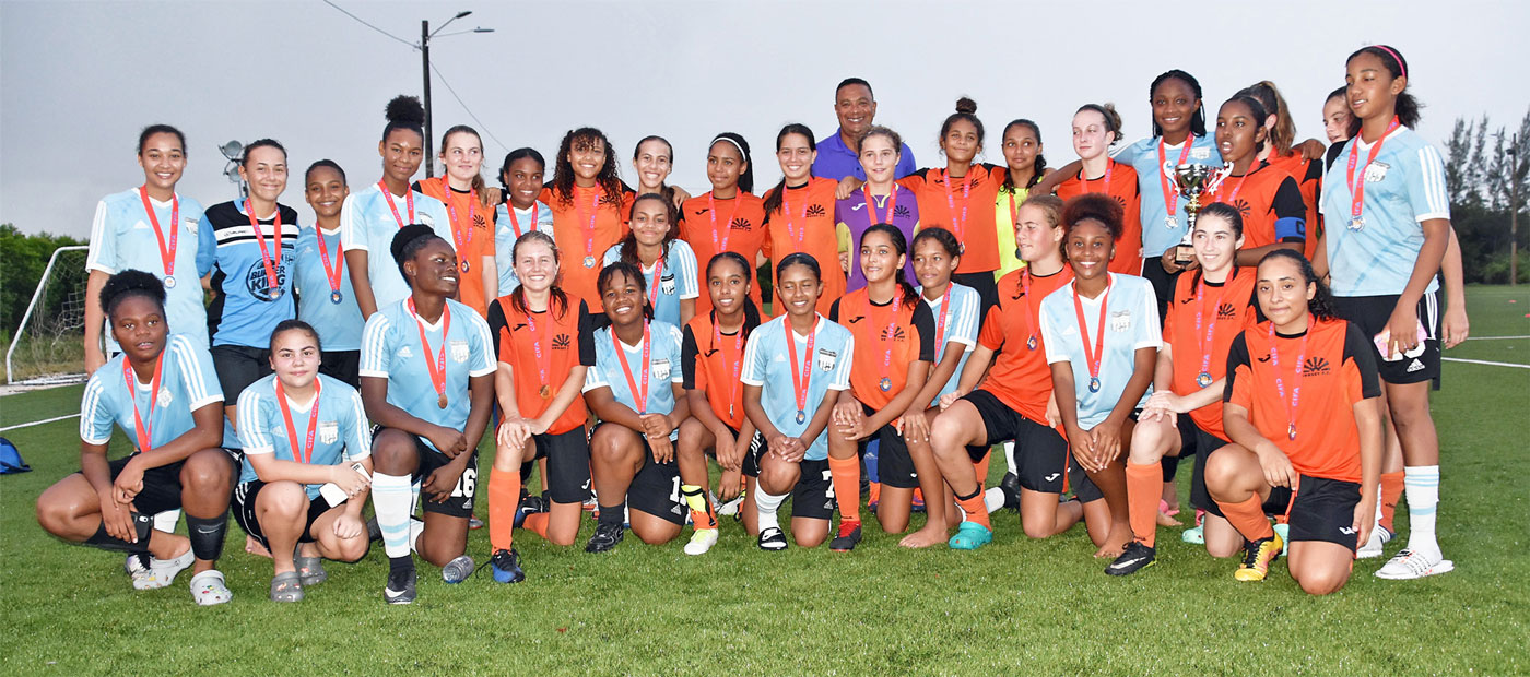 Sunset FC and Elite SC teams share Girls Under-18 titles - Cayman Compass