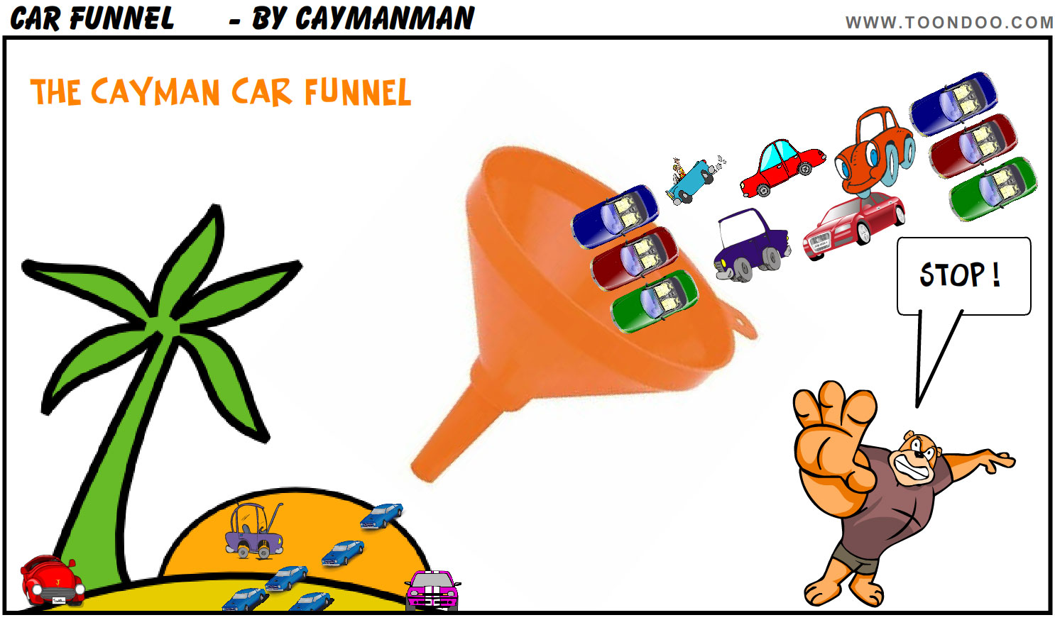 Car funnel - Cayman Compass