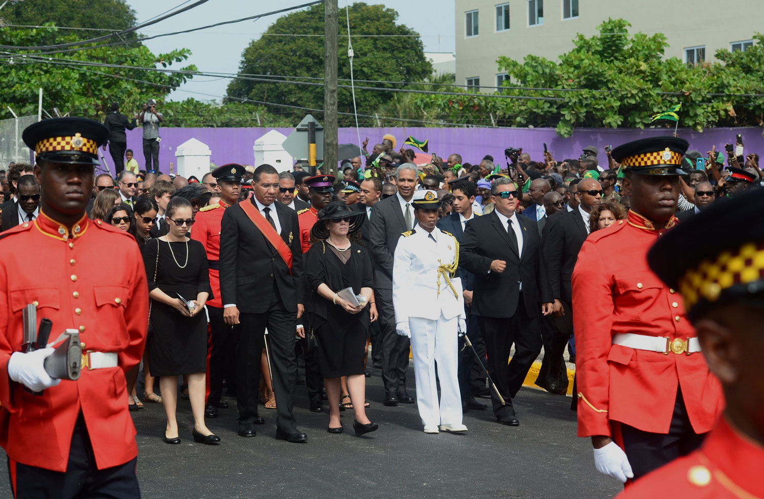 Thousands attend funeral of former Jamaican Prime Minister Edward Seaga ...