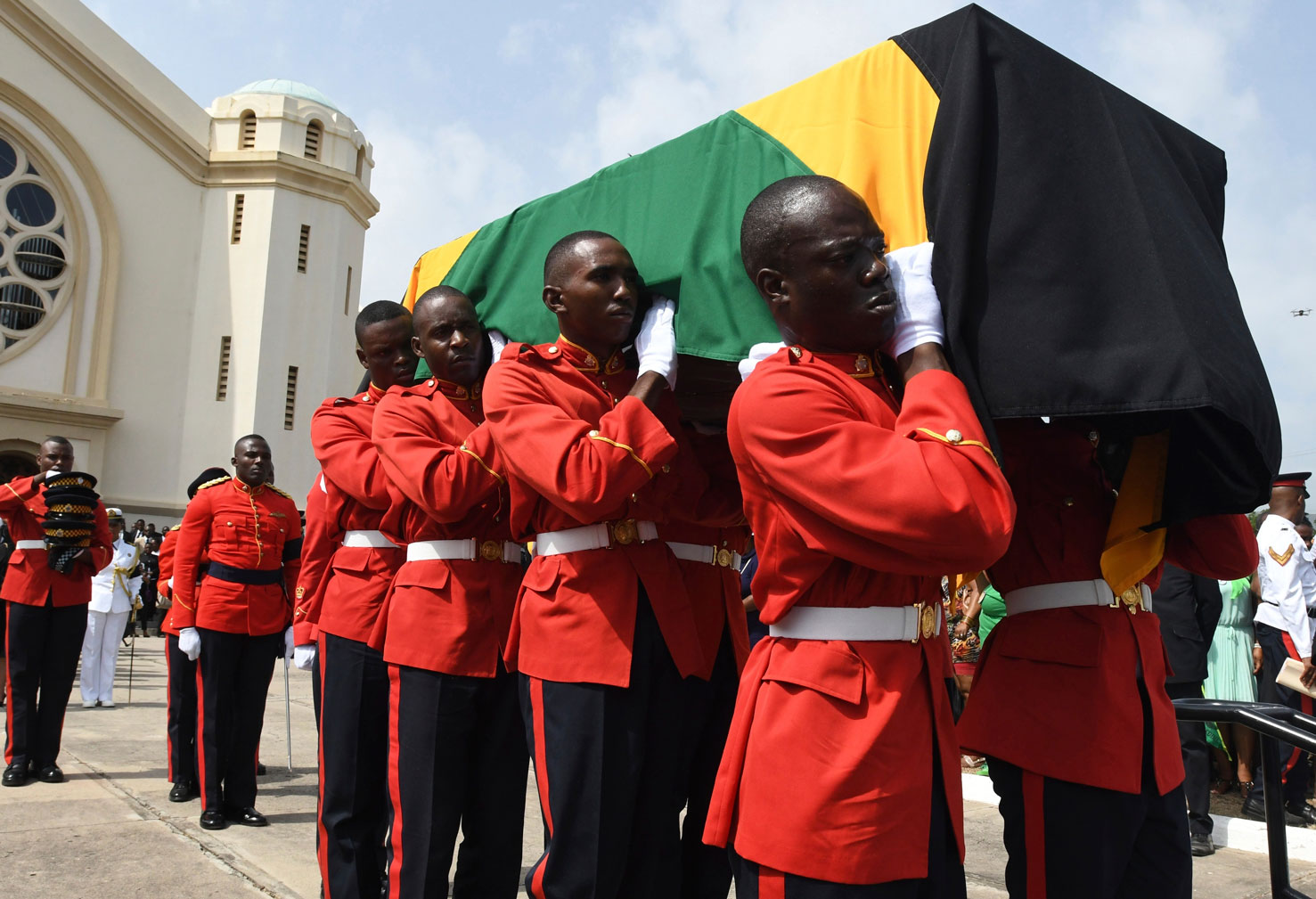 Thousands attend funeral of former Jamaican Prime Minister Edward Seaga ...