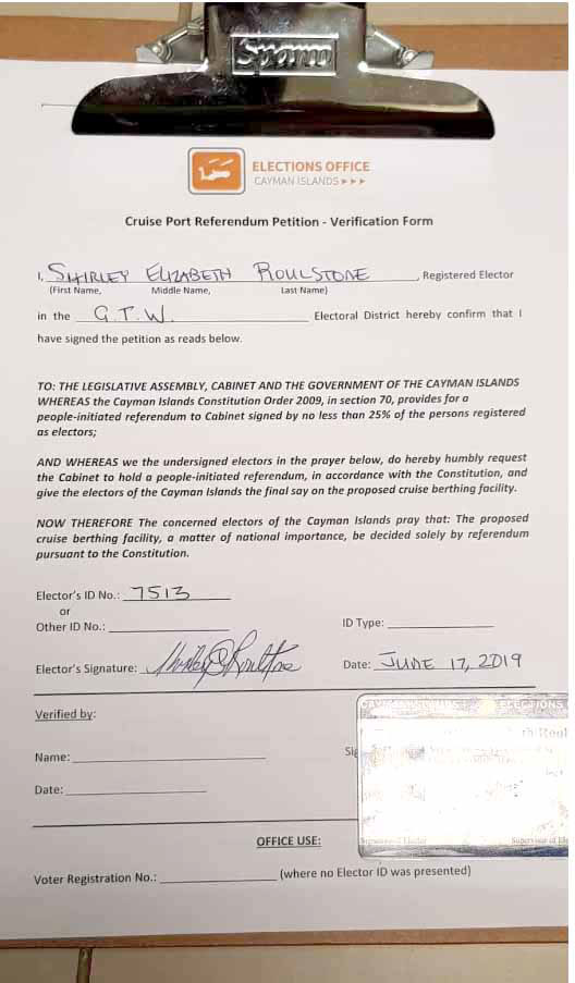 Petition-verification - Cayman Compass