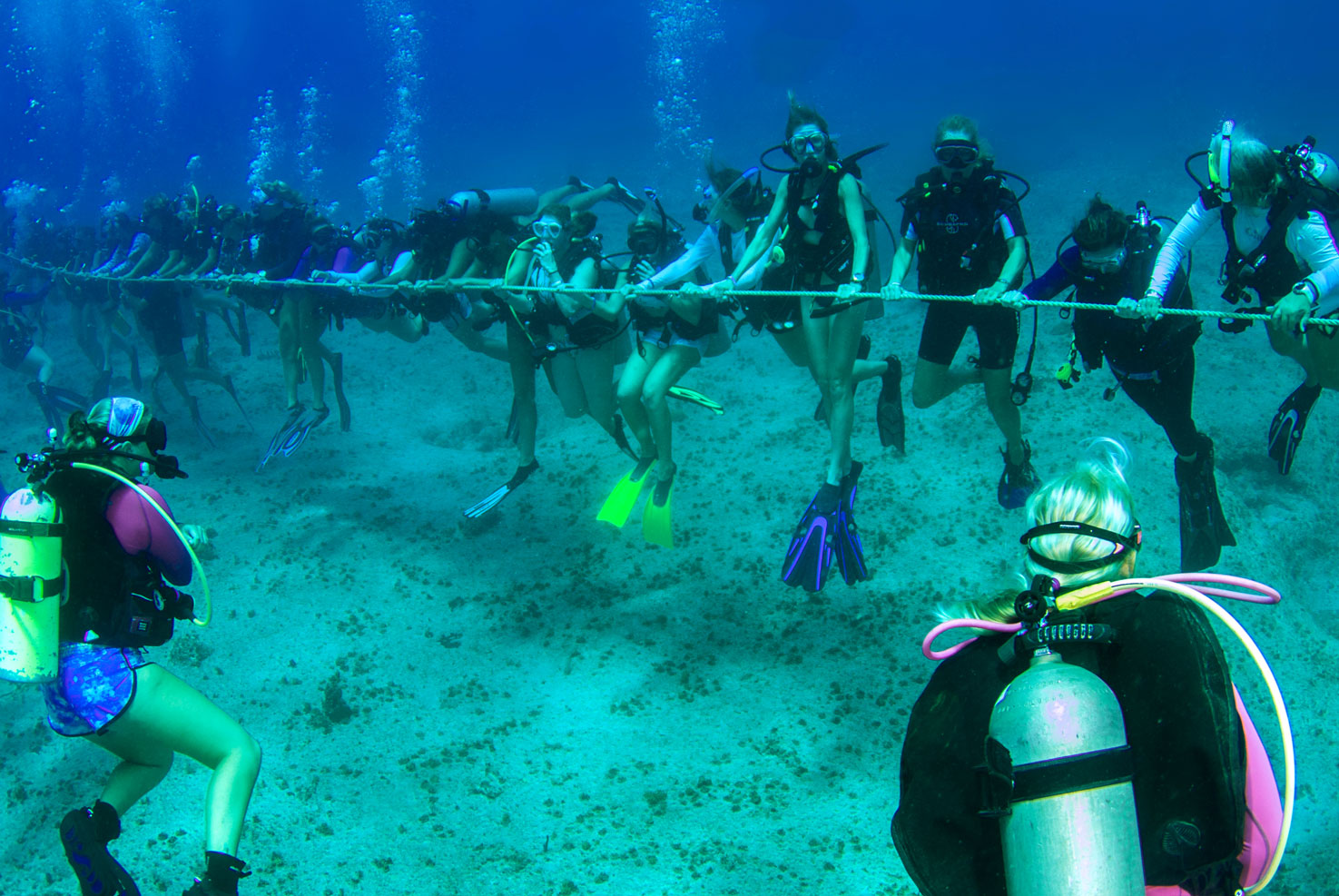 Cayman’s female divers line up to break their own world record - Cayman ...