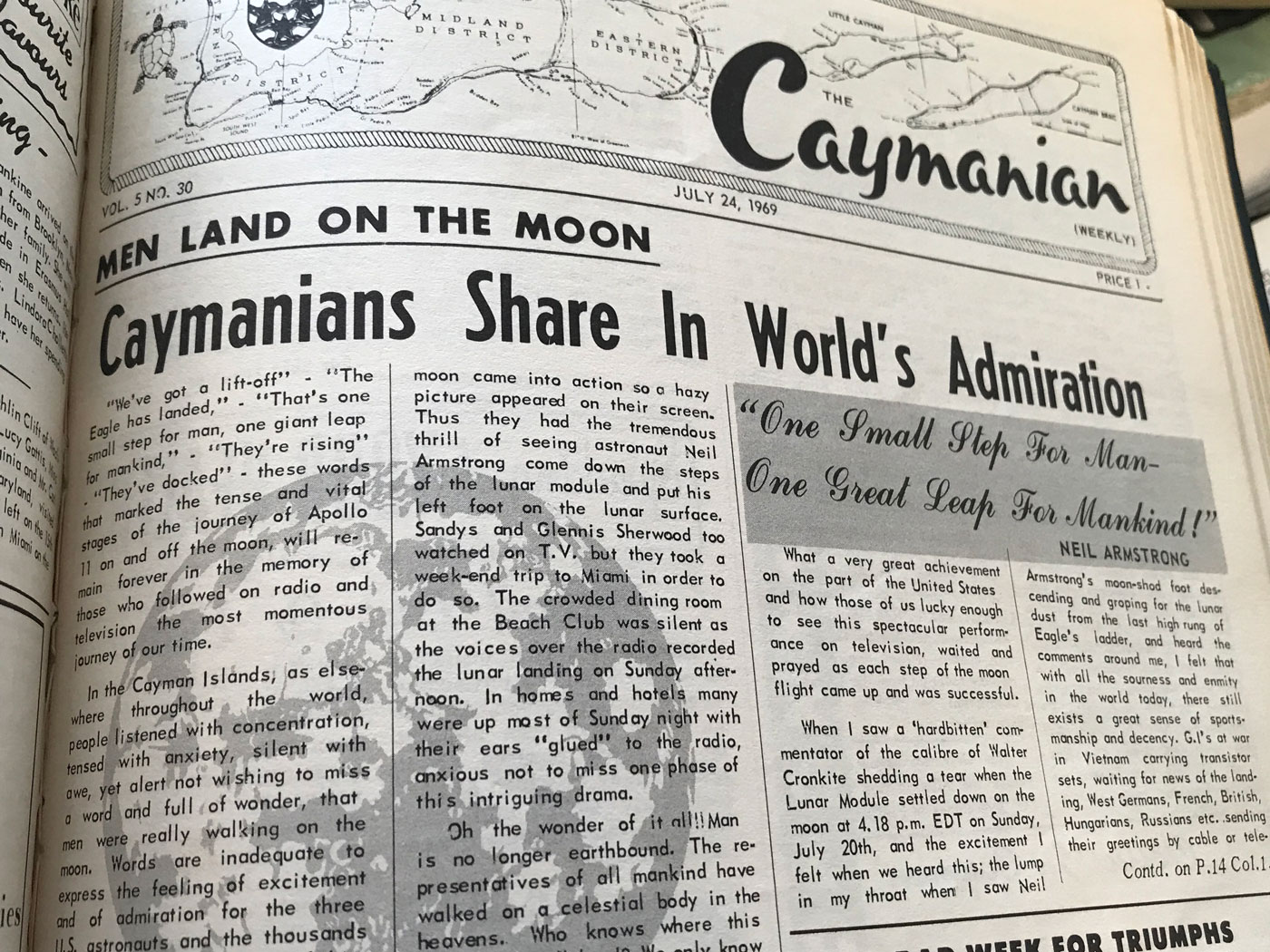 50 years ago: A look back at moon landing - Cayman Compass
