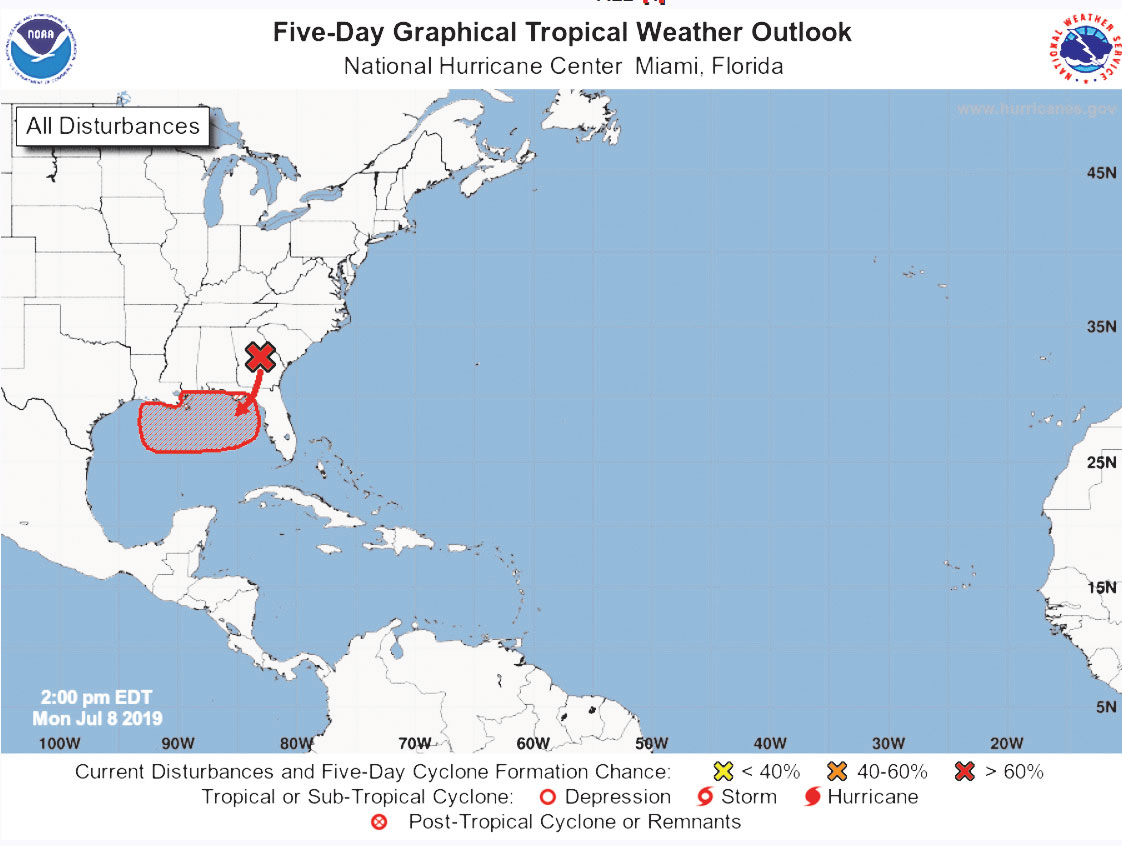 Potential cyclone developing off southern US - Cayman Compass