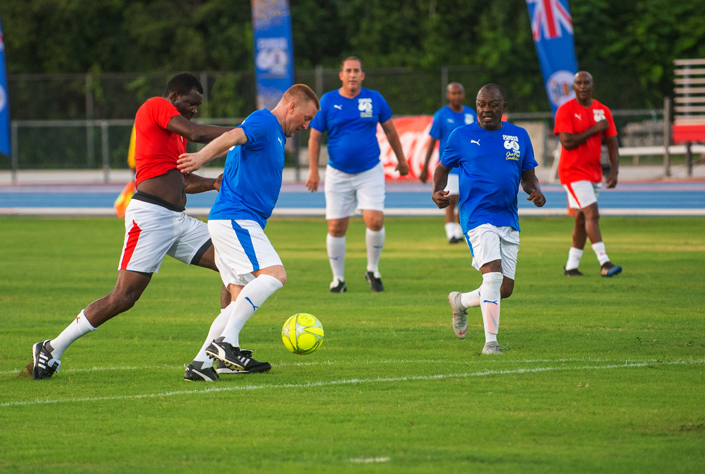 Football stars roll back the years at exhibition match - Cayman Compass