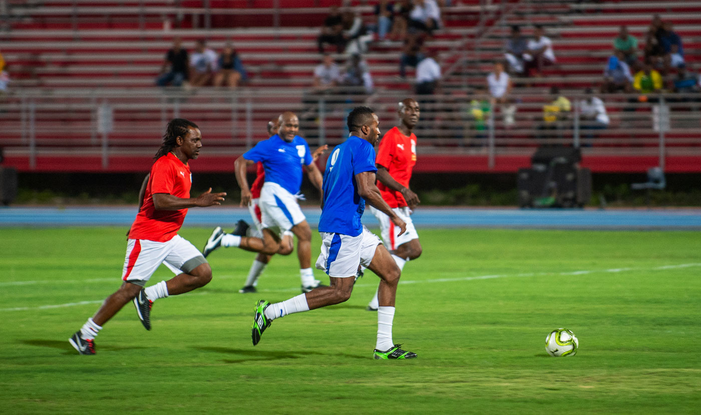 Football stars roll back the years at exhibition match - Cayman Compass