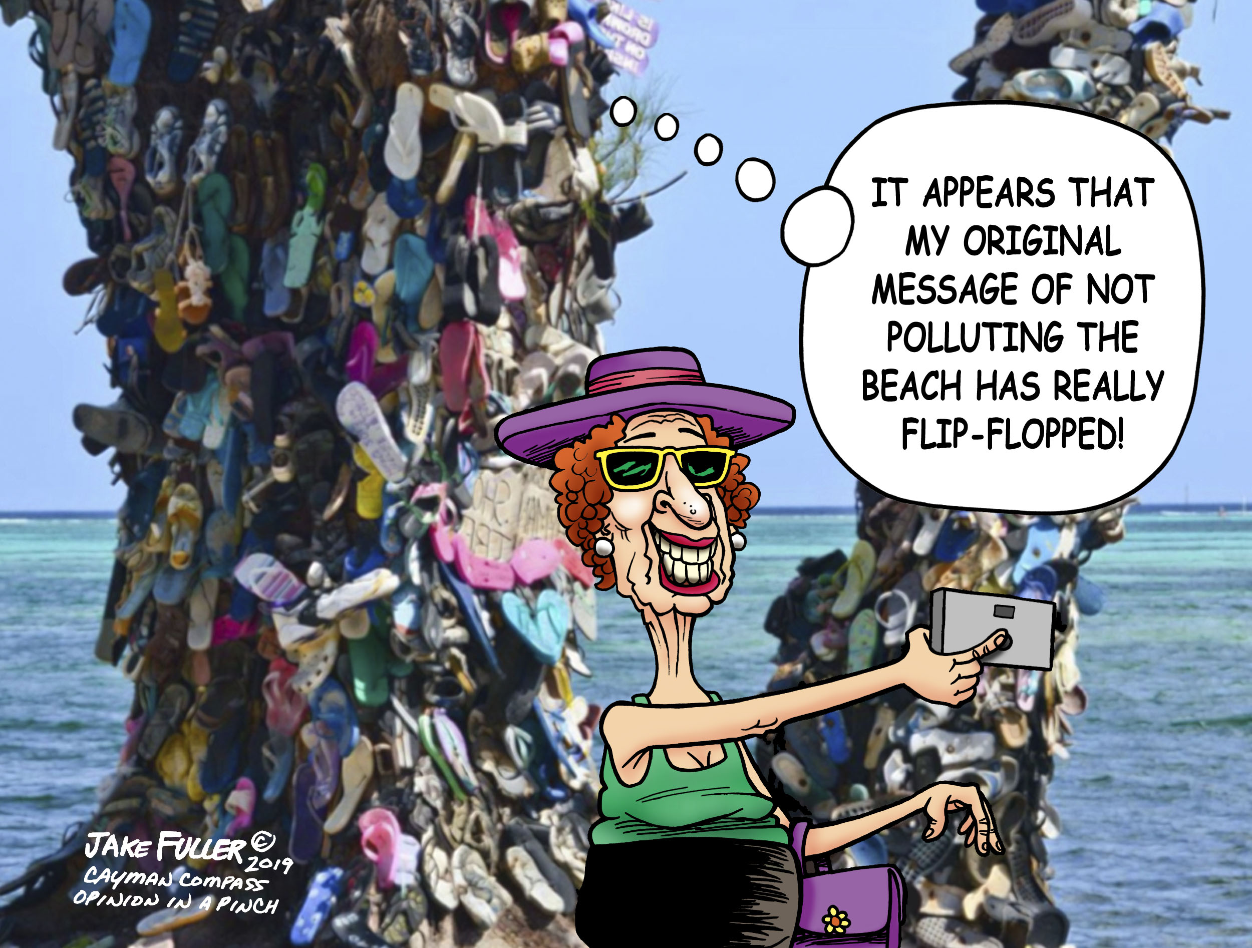 Flip flop tree - Cayman Compass