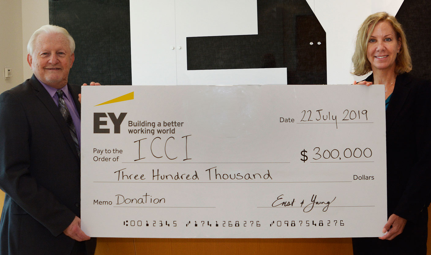 EY fulfils 5‑year donation to ICCI - Cayman Compass